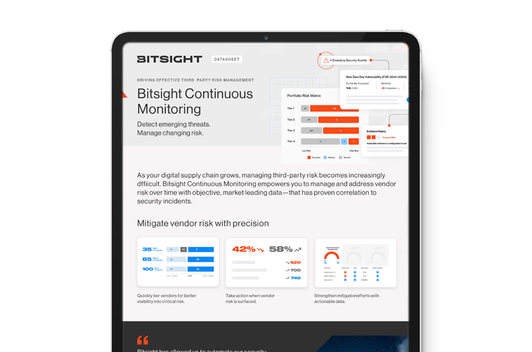Bitsight Continuous Monitoring | Bitsight
